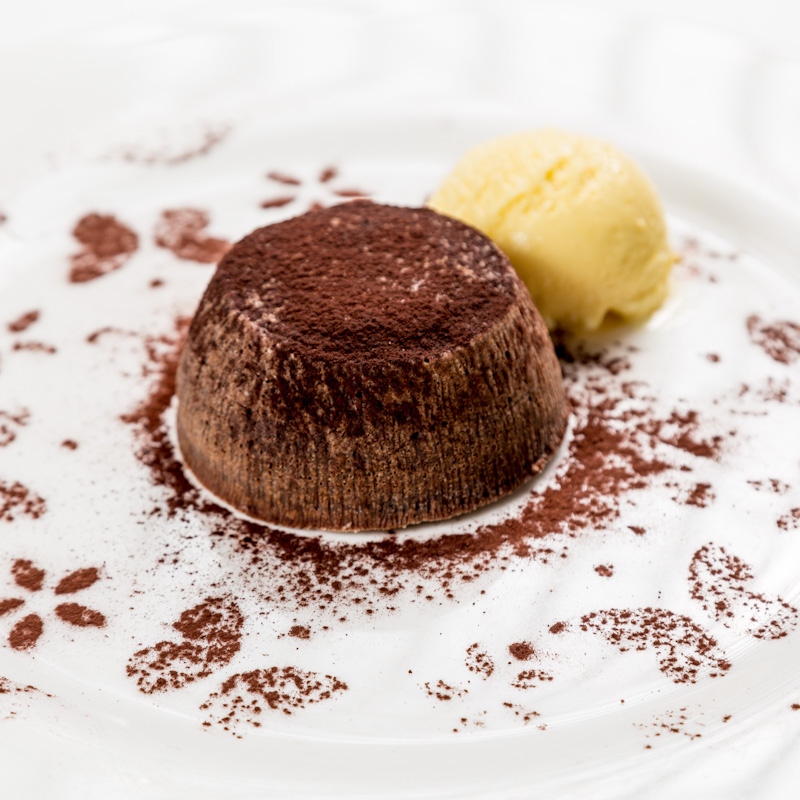 Vulcanello al cioccolato di Modica con cuore caldo Siciliainbocca ...