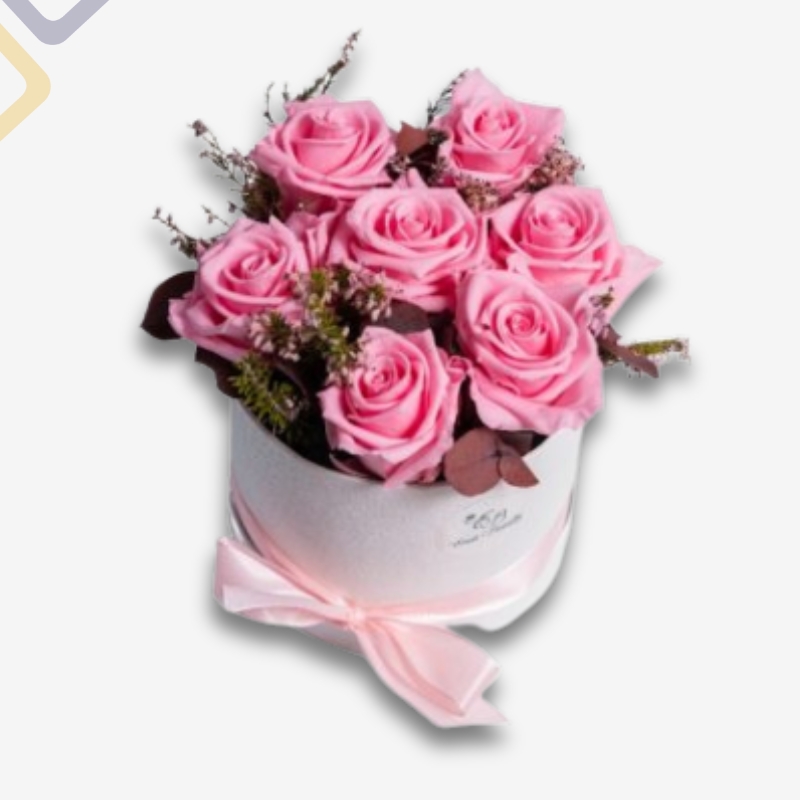 Cappelliera con rose stabilizzate - colori a scelta di Eredi Bagatin ...