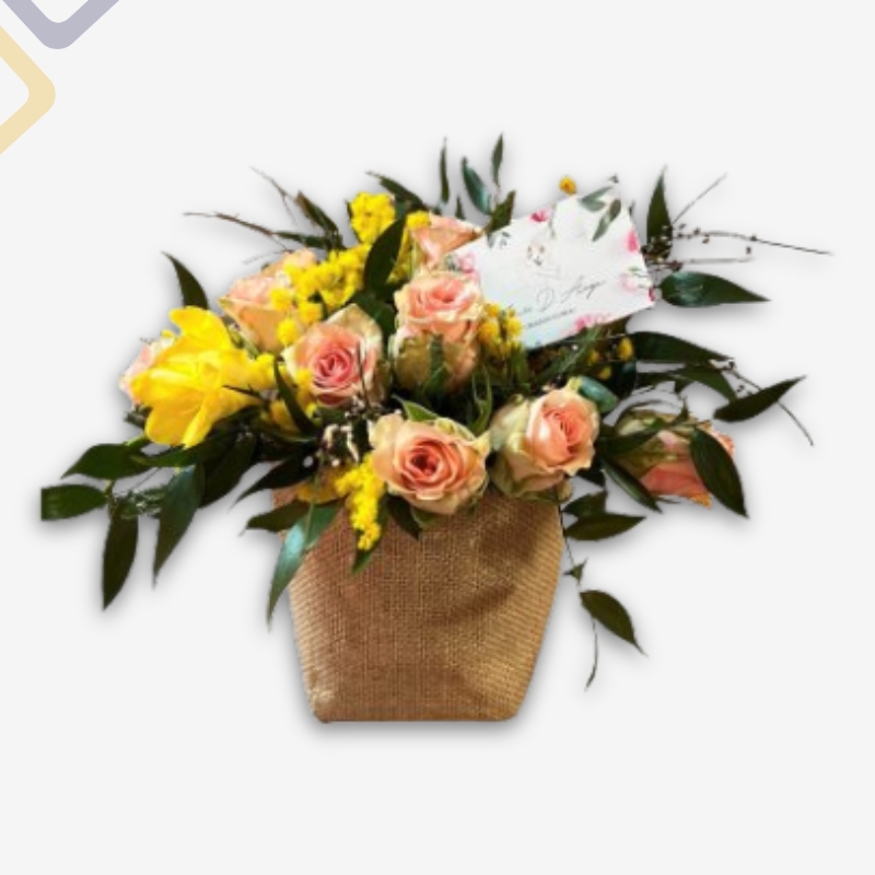 Flower Box Juta "Just For You Spring Collection" - Cosaporto