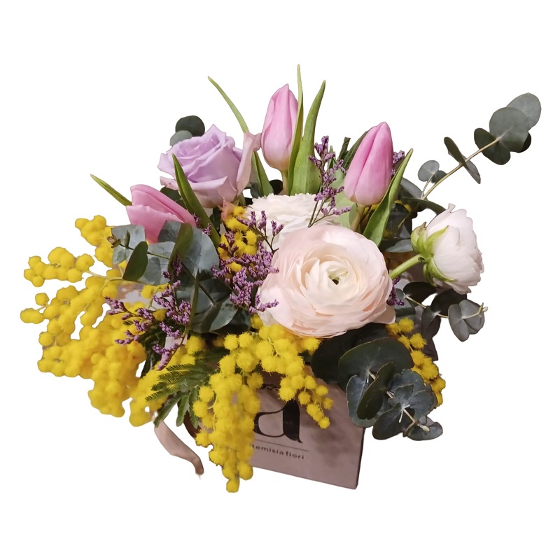 Box Mimosa Artemisia di Artemisia Fiori - Ordina online su Cosaporto.it